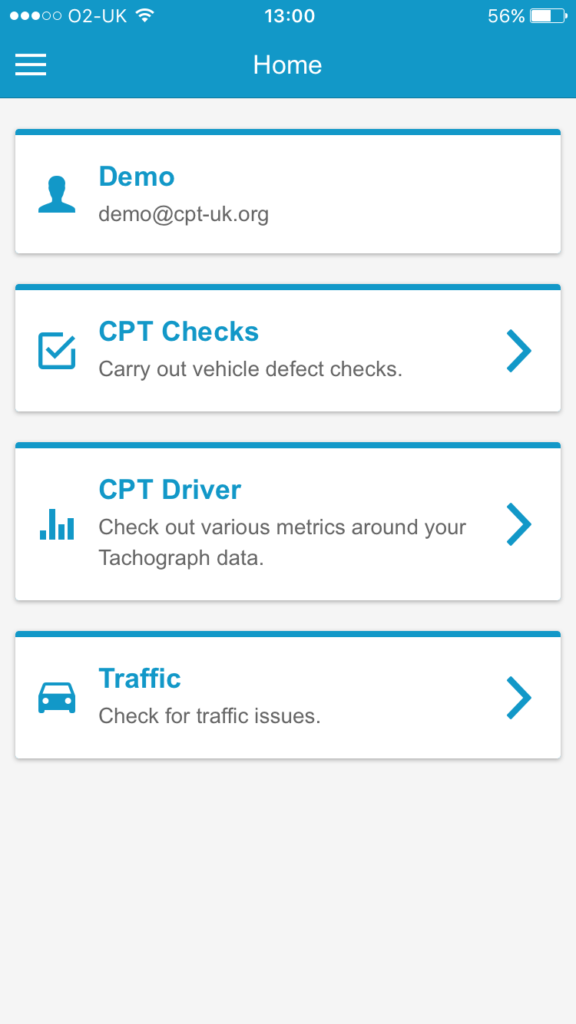 CPT Daily Checks - Vehicle Checking App for first use and daily checks