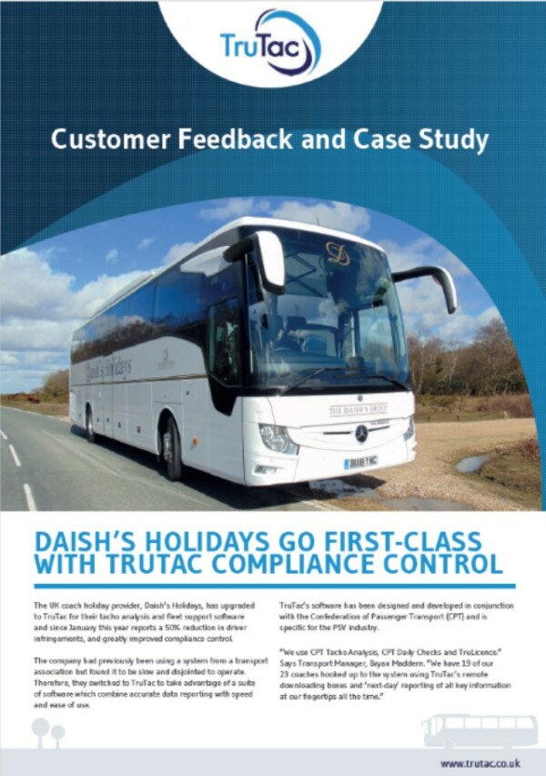 Daish’s Holidays – TruTac