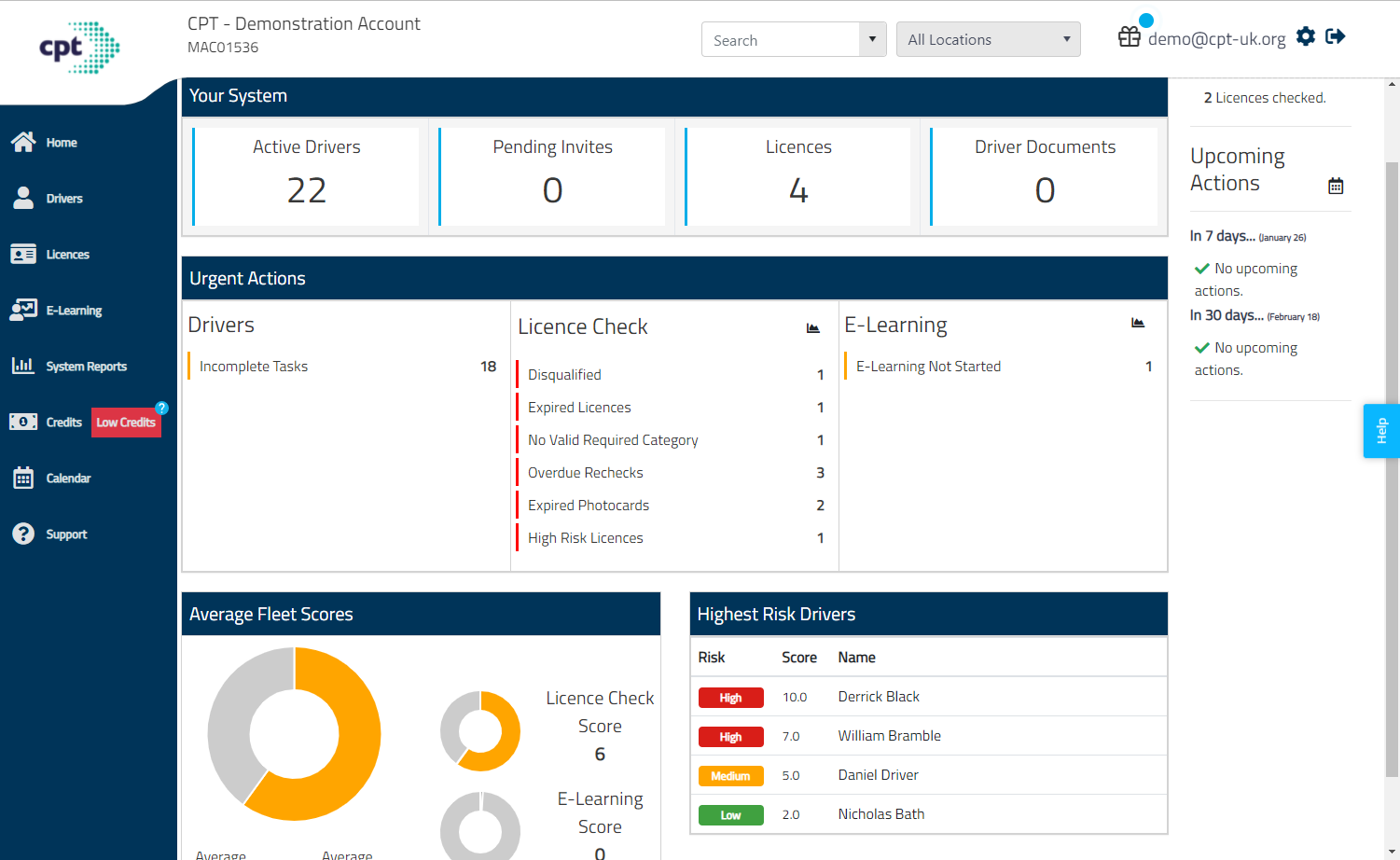 CPT Licence Check - Fully integrated driving licence check system